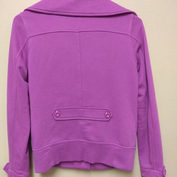 Puma | Jackets & Coats | Womens Xs Purple Button Jacket | Poshmark